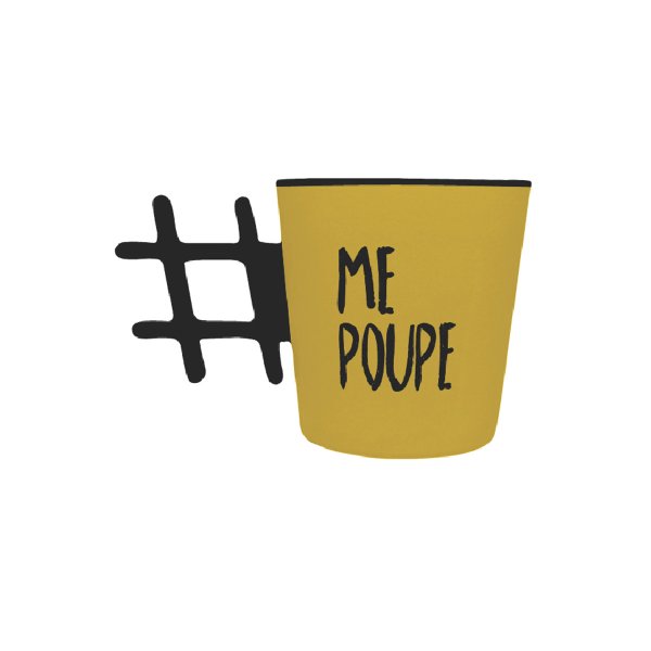 Zazpi Ceramics Cod 7794 Caneca Decor Buck Hashtag 390ml 13 X 9 8