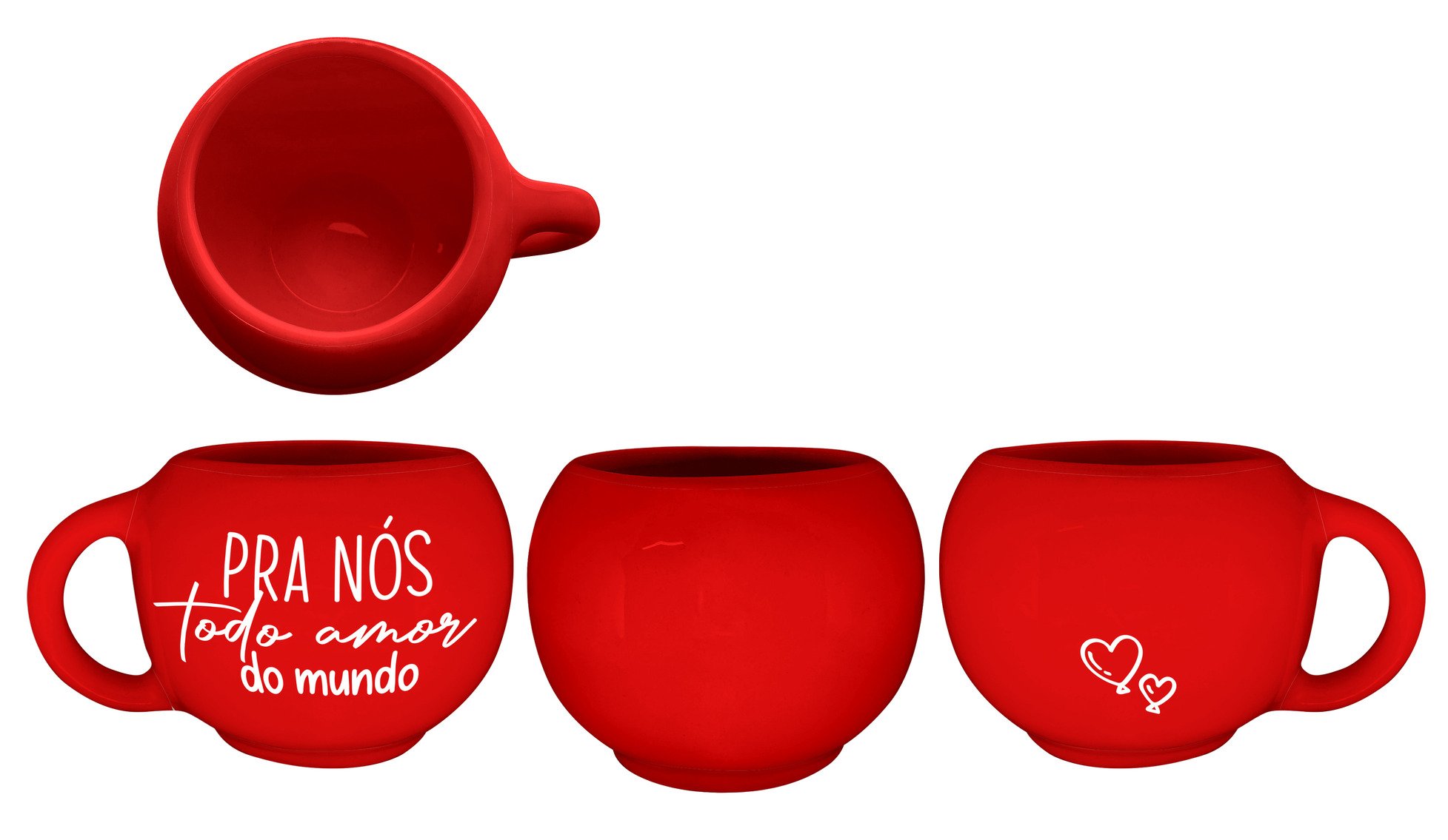 Zazpi Ceramics Cod 7147 Caneca Decor Redonda 630ml 15 8 X 12 4 X